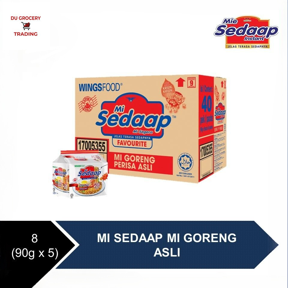 Mi Sedap Mi Goreng sedaap ( 90g x 5 x 8 Pack ) - CARTON | Shopee Malaysia