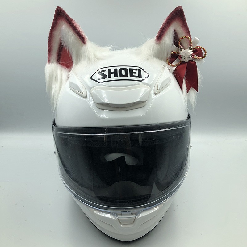 MY Helmet Decoration Cat Ears Wolf Ears Animal Ears Motorcycle Electric ...