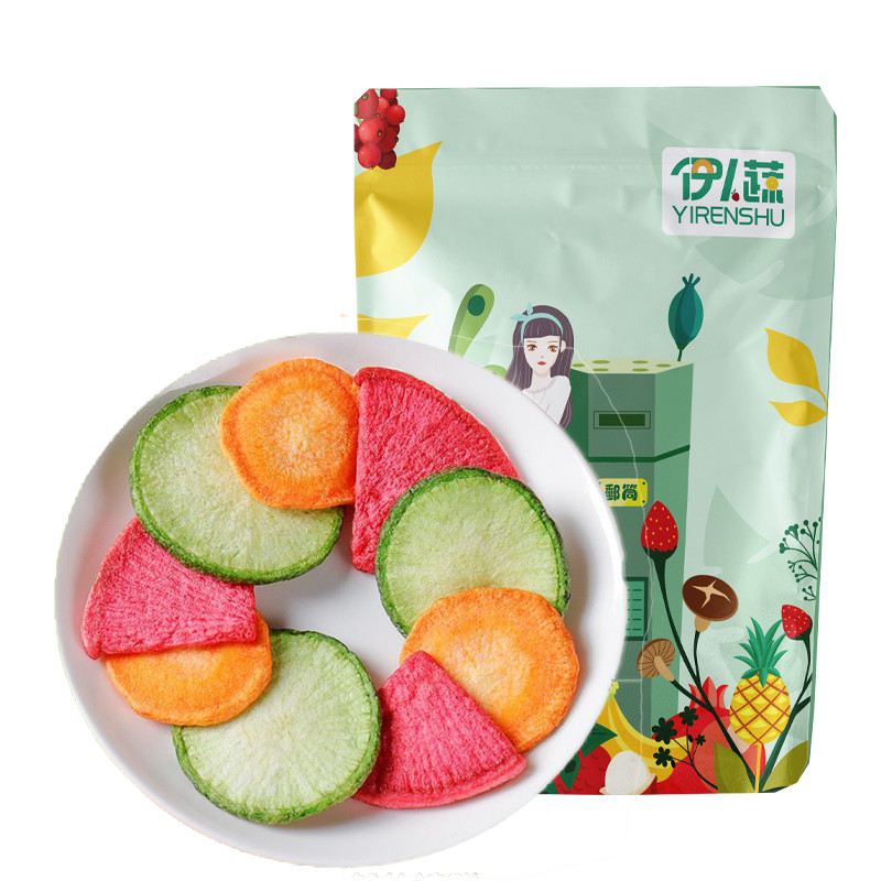 Beneficialtohealth00g Tricolor Radish Crisps Carrot Dried Fruit and ...