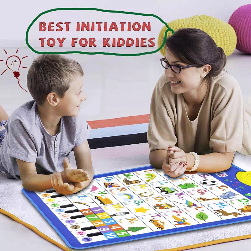 0-9Y Baby Learning Chart ABC 123 PosterPendidikan Awal Kanak-Kanak ...