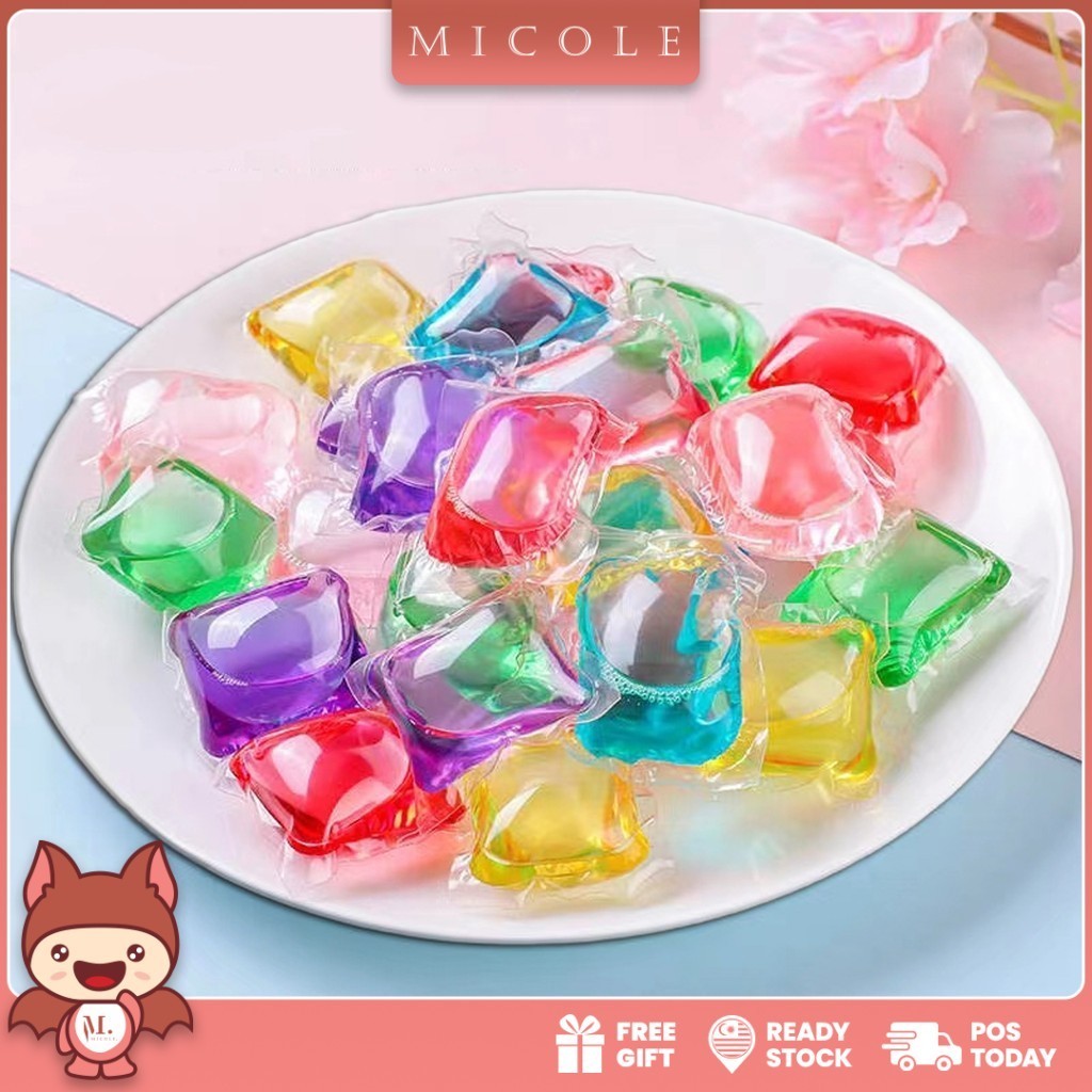 MICOLE HL103 Laundry Gel Condensation Beads Sabun Candy Cuci Baju Viral ...