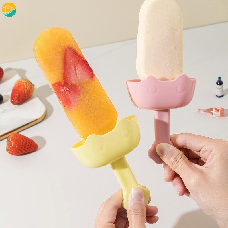 1Pc Summer Portable Drip-Proof Popsicle Rack Kids Handheld Ice Cream ...