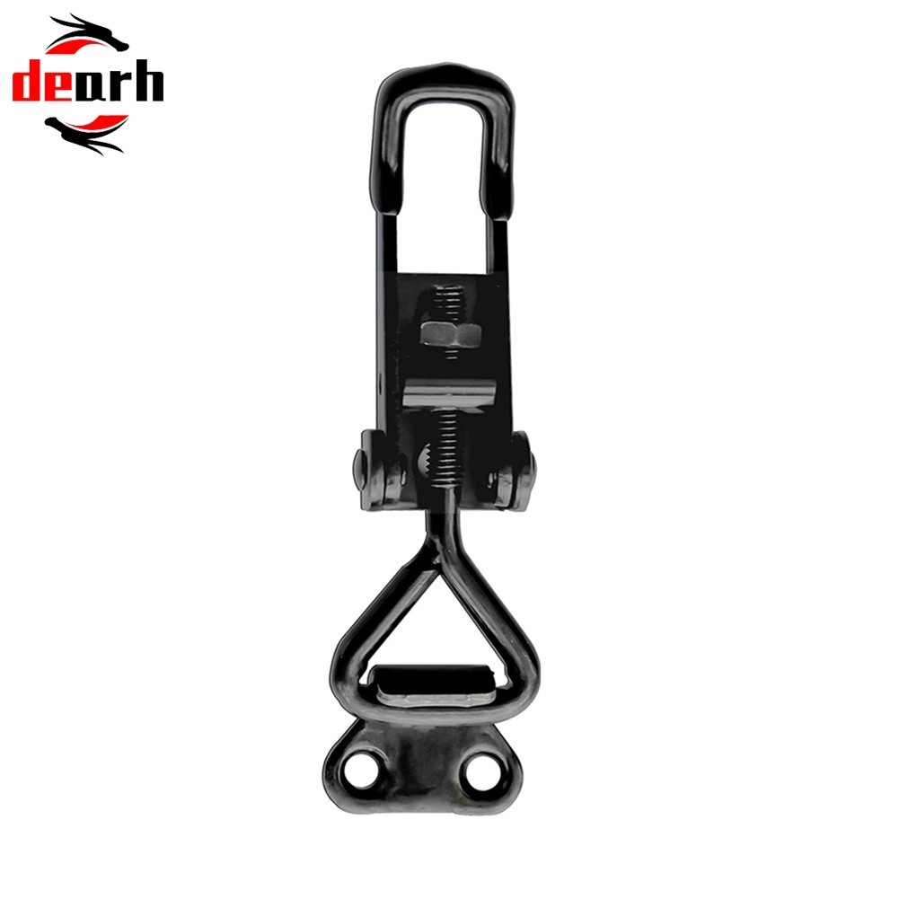 GH-4001 Black Adjustable Toggle Clamp Steel Hasp Catch Clip Quick ...