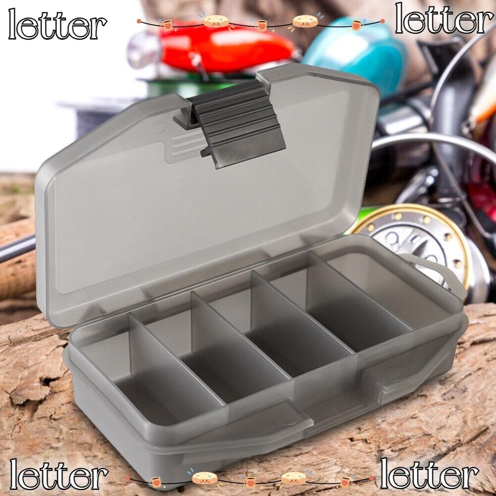 LETTER Fish Bait Box, Storage Plastics Fishing Tool Box, Durable 5 ...