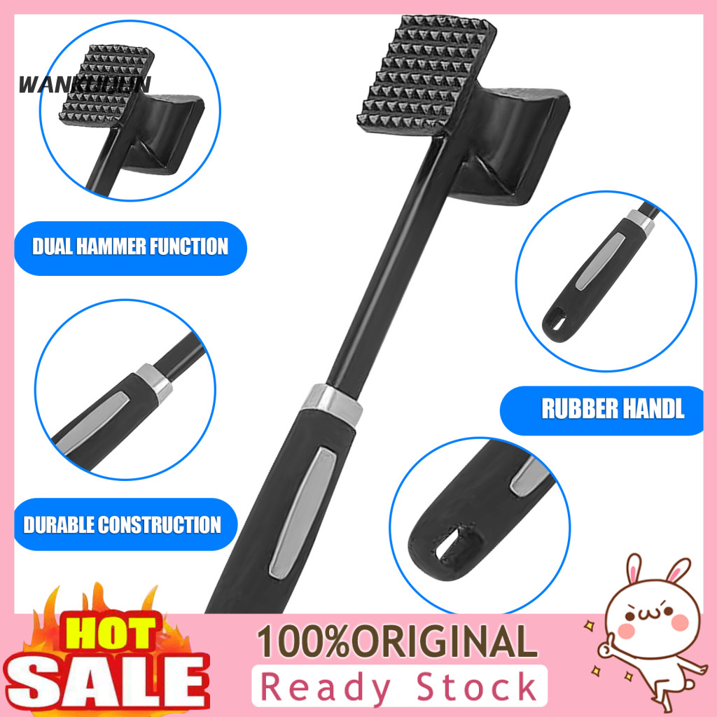 [Ready stock] Reversible Meat Hammer Steak Tenderizer Mallet Premium ...