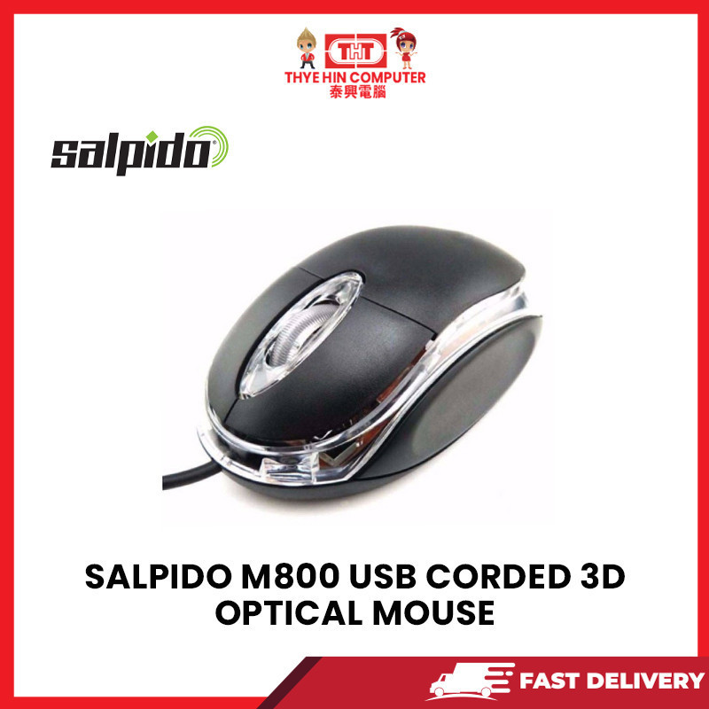 A25 SALPIDO M800 USB CORDED 3D OPTICAL MOUSE | Shopee Malaysia