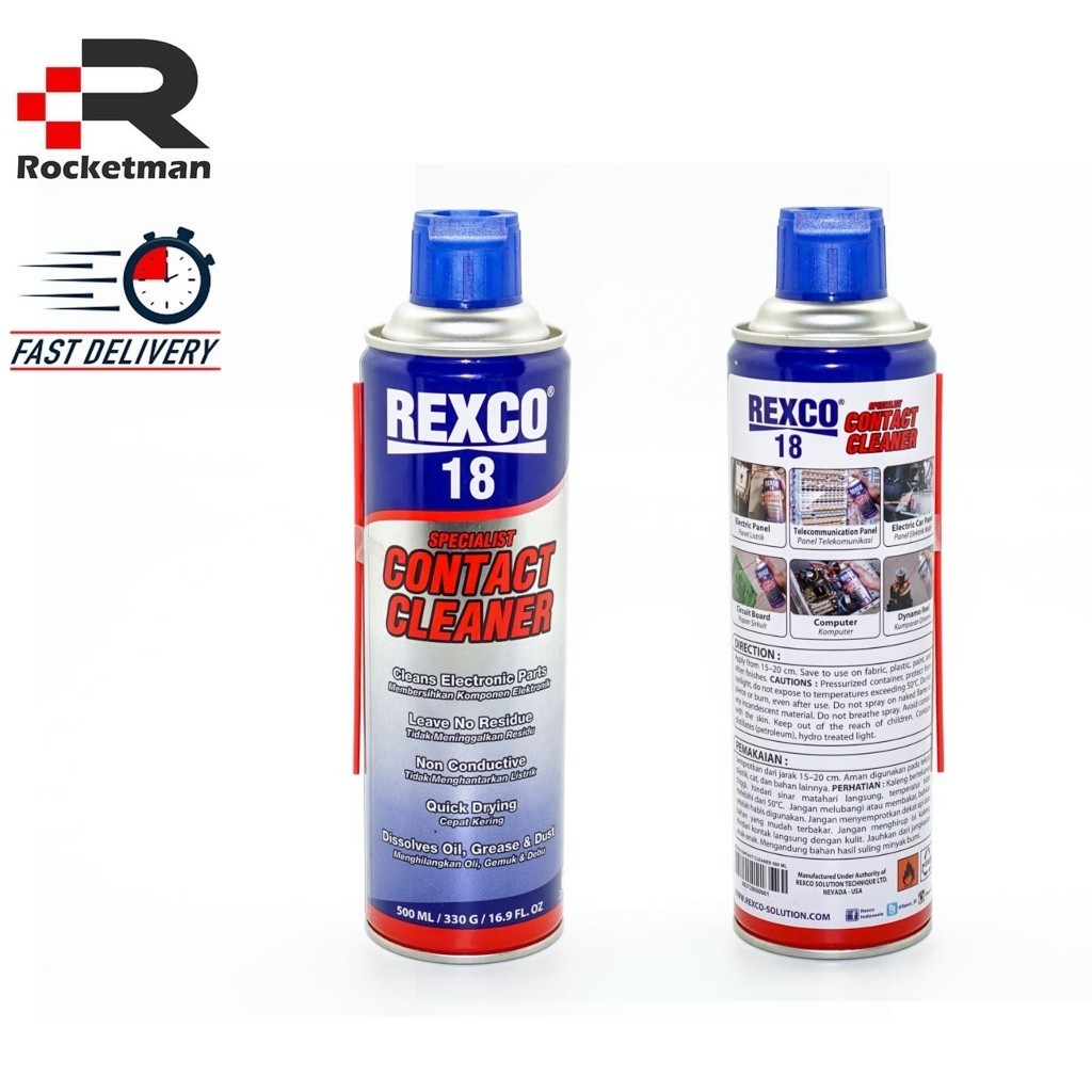 REXCO 18 SPECIALIST CONTACT CLEANER LUBRICANT (500ML) | Shopee Malaysia