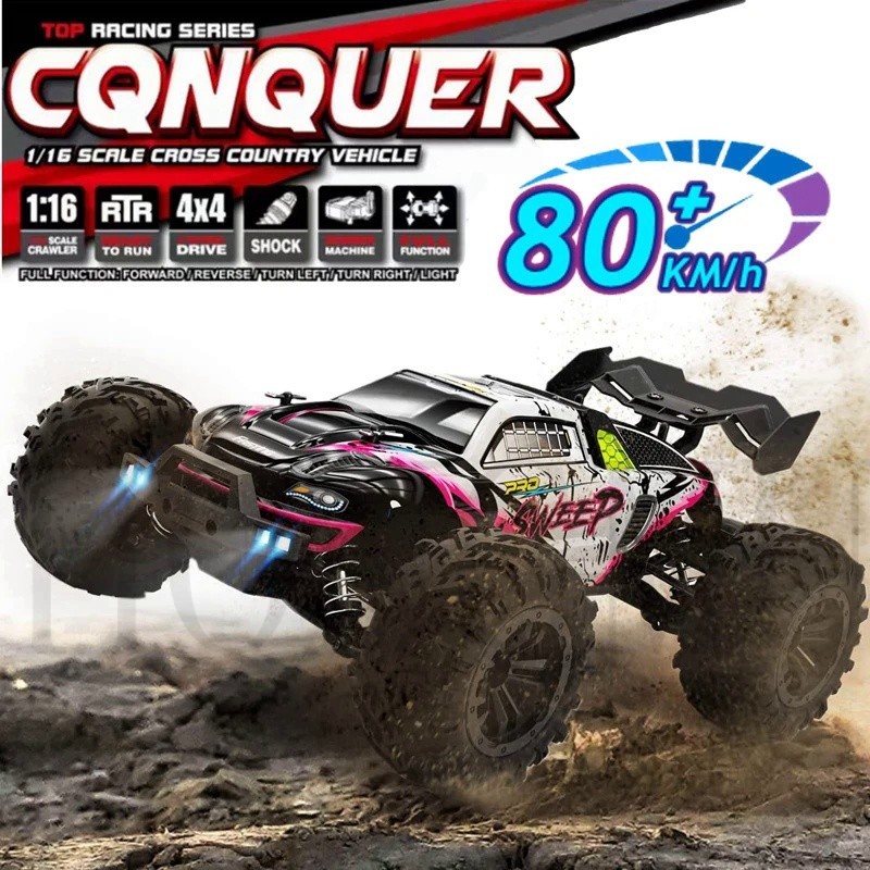 4WD 1:16 80KM/H Super Brushless 50KM/H Brushed RC Car 4x4 Off Road ...