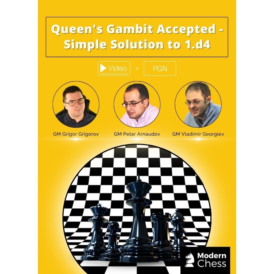 PREMIUM CHESS VIDEO | Modern Chess Queen's Gambit Accepted - Simple ...