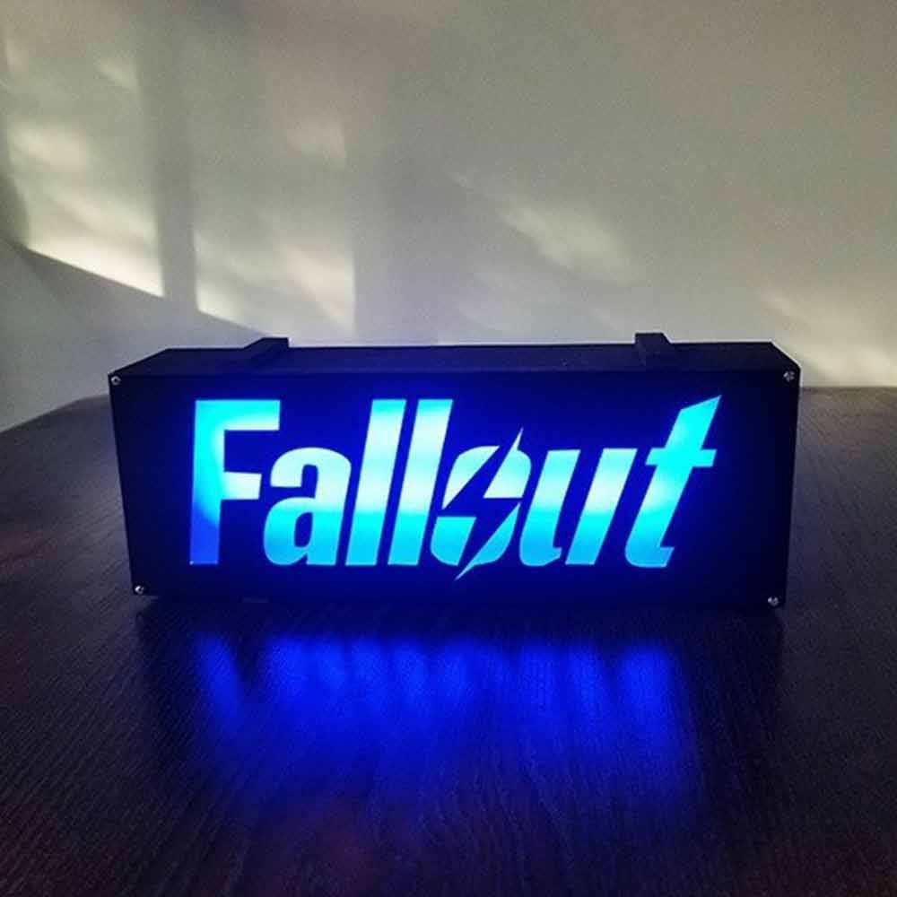 Fallout Logo LED Light Box - LED - Fallout - Night Light / Lamp ...