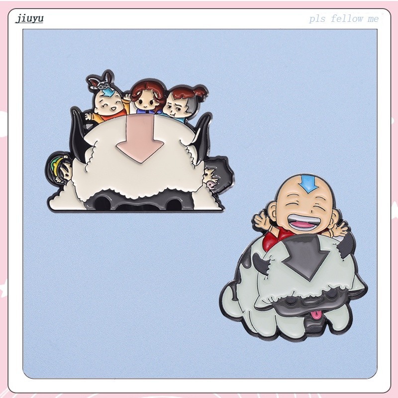 Anime Avatar The Last Airbender Enamel Pins Cartoon TV Series Brooches ...