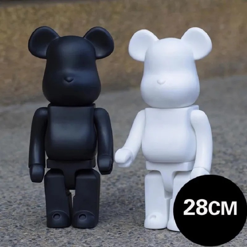 400% Bear Action Figures Bear s PVC 28cm Model Figures DIY Paint s Kids ...