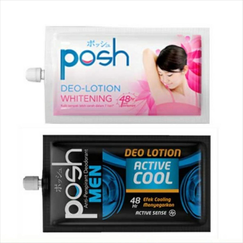POSH DEO LOTION SACHET RENCENG CONTENTS 7 11g | Shopee Malaysia