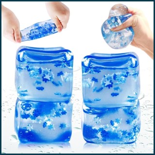 Stress Relief Sensory Toy Ice Cube Shape Squeeze Toys Small Stress ...
