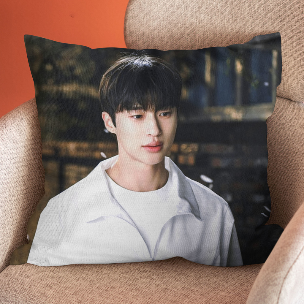 lovely runner Byeon Woo Seok Kim Hye Yoon Bianyouxi Same Style Pillow Double-Sided Star Photo ...