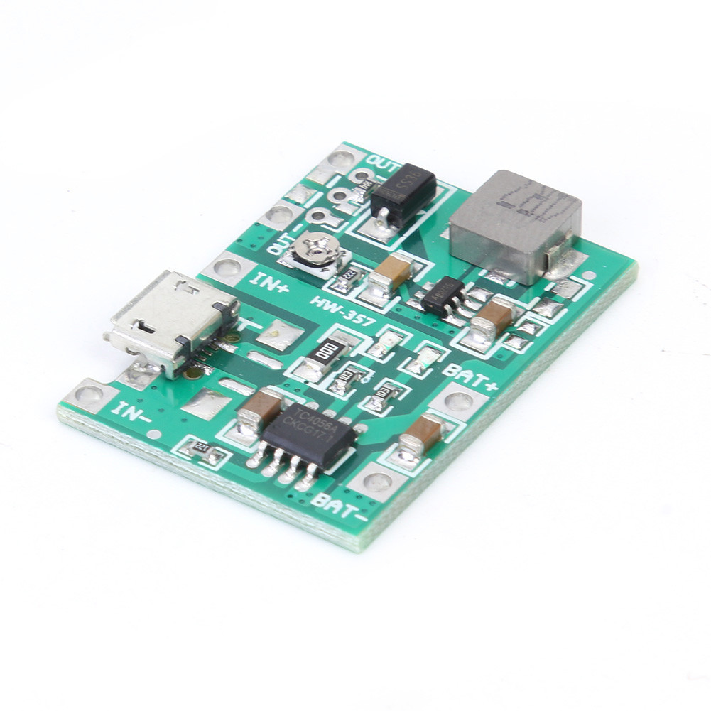 keepdreaming 1/2PCS 3.7V 9V 5V Modified Adjustable Step-Up 18650 Li-ion ...