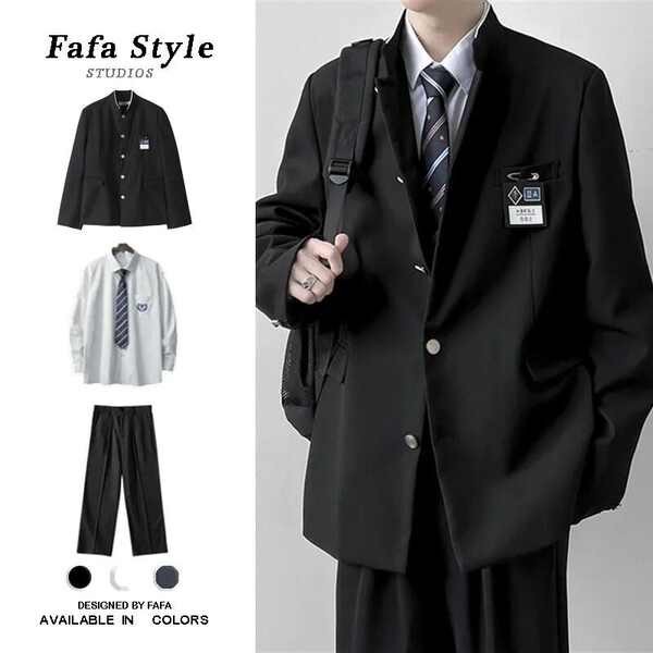Dk Uniform Full Set Hot Blood College Uniform Chinese Mountain Suit Men ...