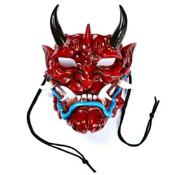 topeng muka topeng hantu Prajna Mask Grimace Mask Scary Mask Human-Face ...