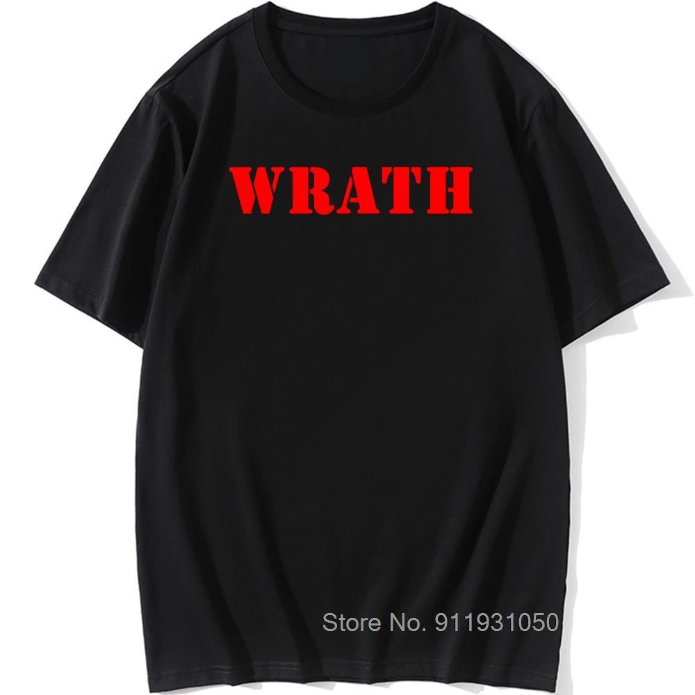 Limited Wrath Natural Selection Logo Design Graphic Men Black Tshirt ...