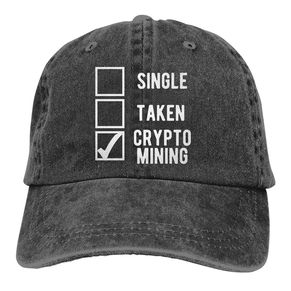 Single Taken Crypto Mining Baseball Cap cowboy hat Peaked cap Cowboy ...
