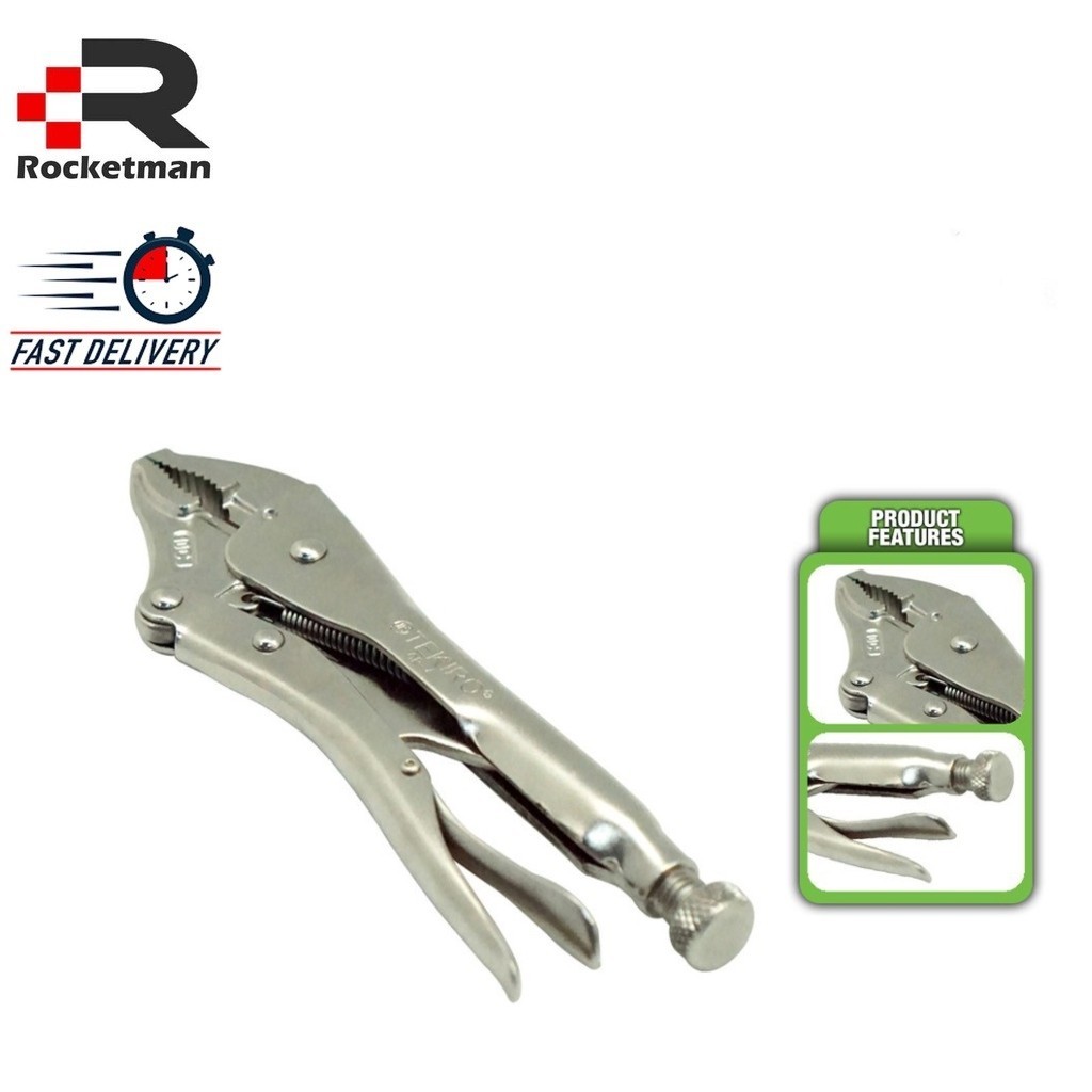 TEKIRO LOCKING PLIERS CURVE 10'' (PL-LG0770) | Shopee Malaysia