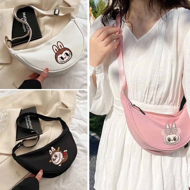 Labubu Women's Crossbody Bag POPMART THE MONSTERS LABUBU High Quality ...