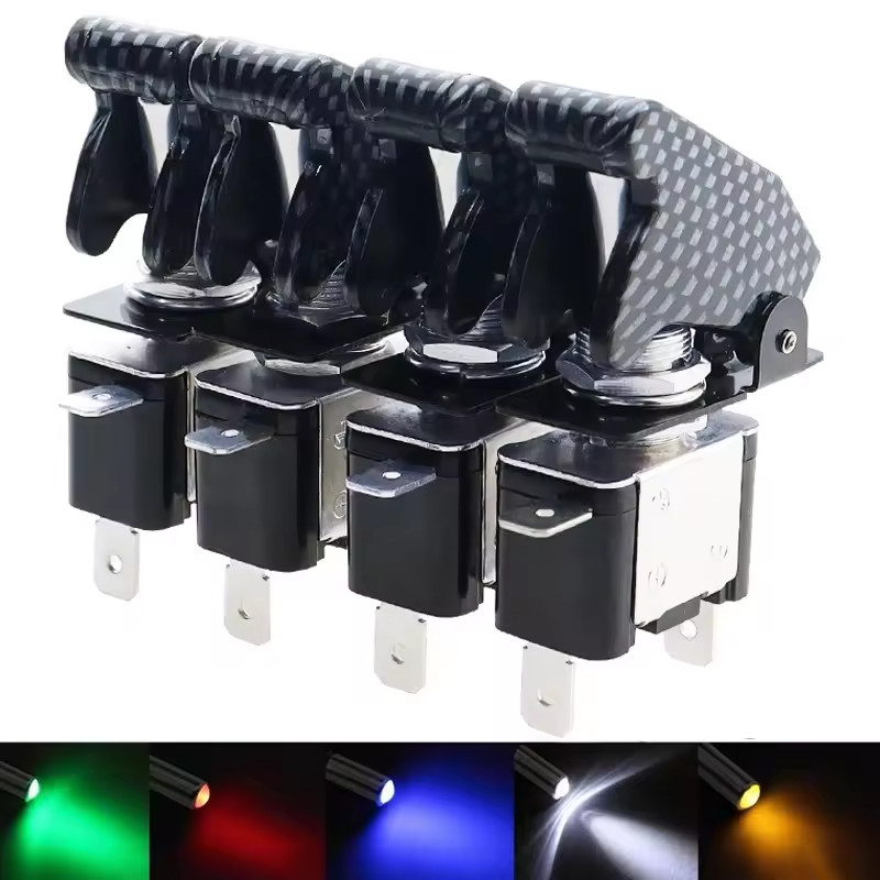 Racing Car Modified Violent Fan Switch Start Airplane Switch with Light ...