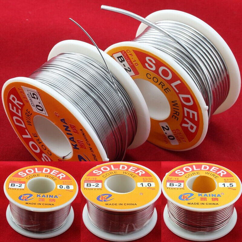 60/40 63/37 Tin Leads Solders Wire Reel Rosin Core Soldersing Welding Flux 0.5-2MM | Shopee Malaysia
