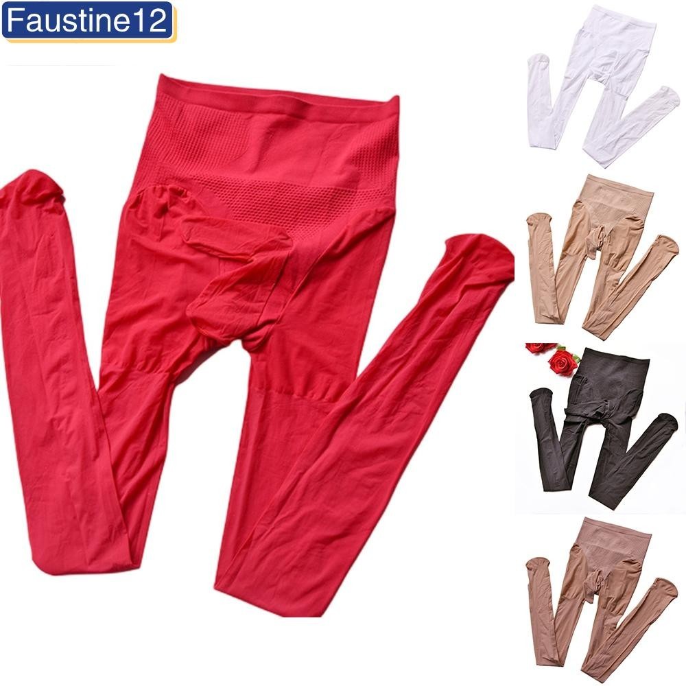 Futn Mens High Glossy Pantyhose Tights Super Shiny Nylon Stockings With Sheath Pouch Shopee