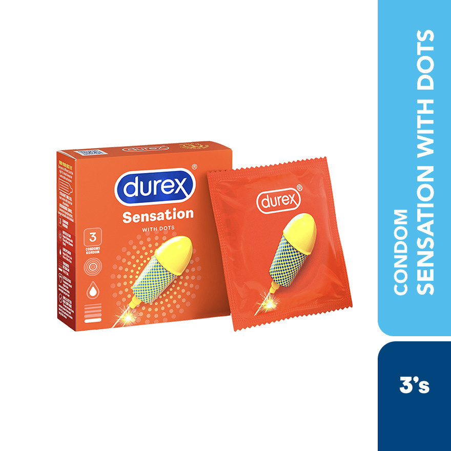DUREX Condom Sensation Dots 3s | Shopee Malaysia