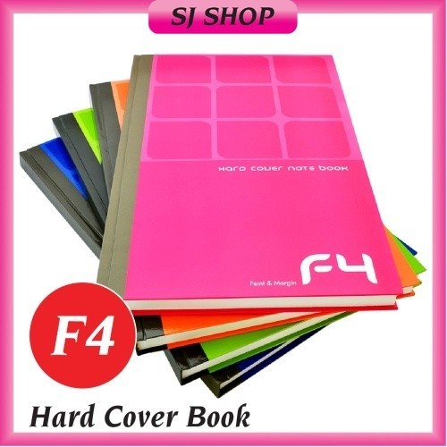 F4 HardCover Single Line Book | F4 Hard Cover Foolscap Book / Buku Log Panjang Kulit Tebal 120p ...