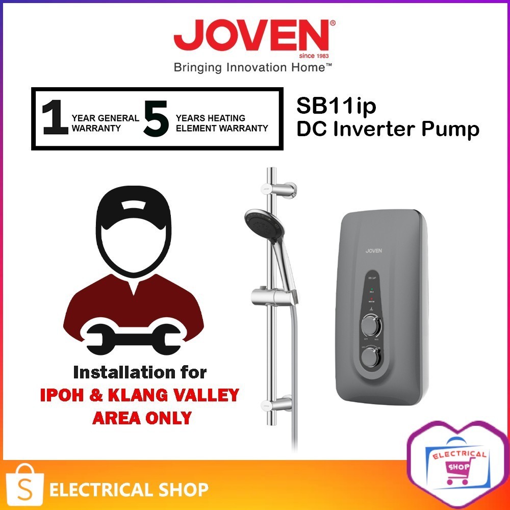 Joven SB11 Series SB11iP Instant Water heater DC Pump Inverter (Dark Grey) | Shopee Malaysia