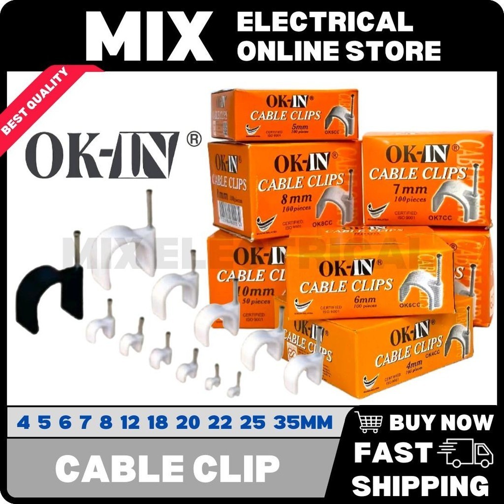 OK-IN 4mm / 5mm / 6mm / 7mm / 8mm / 12mm / 18mm / 20mm / 22mm / 25mm ...