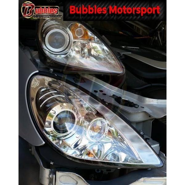 Mercedes Benz R171 SLK Head Lamp Crystal Projector W/LED + Motor ...
