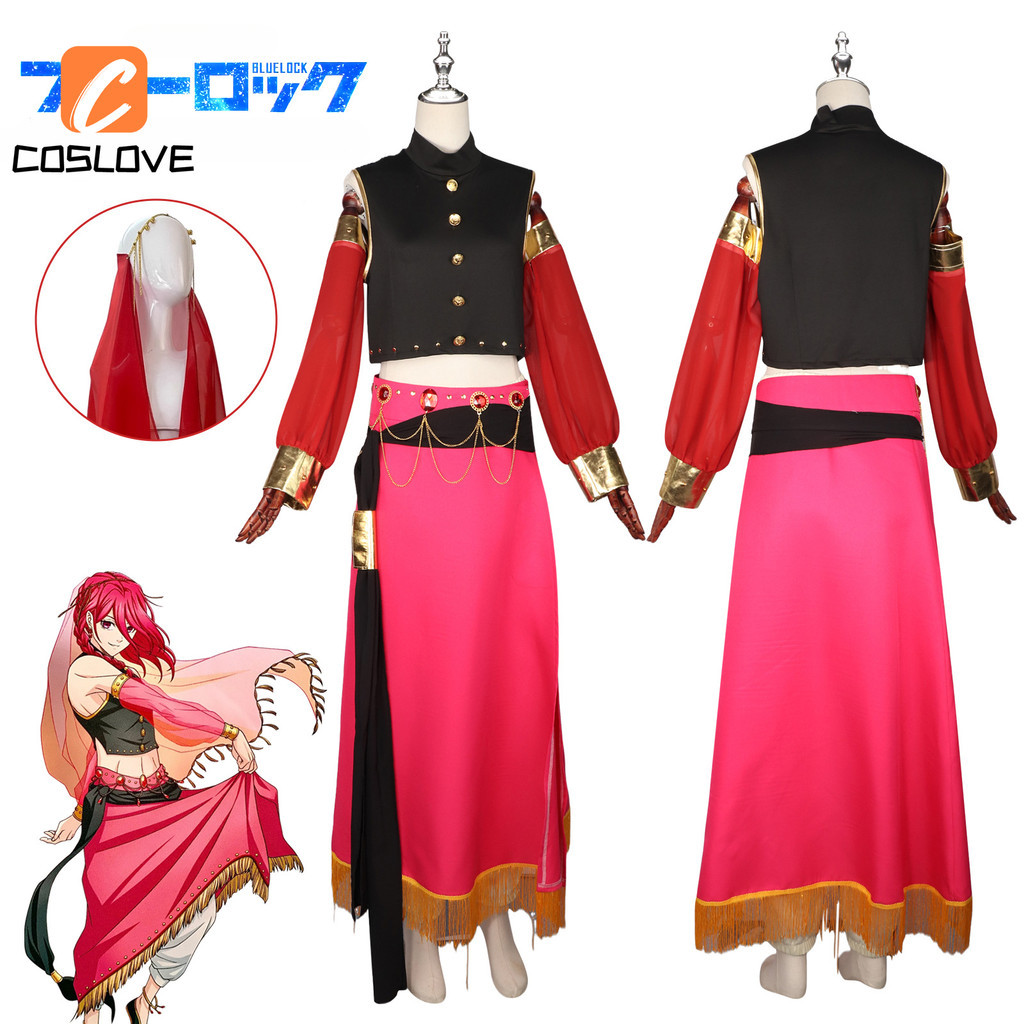 Anime Blue Lock Chigiri Hyoma Cosplay Clothing Full Set Costume Woman ...