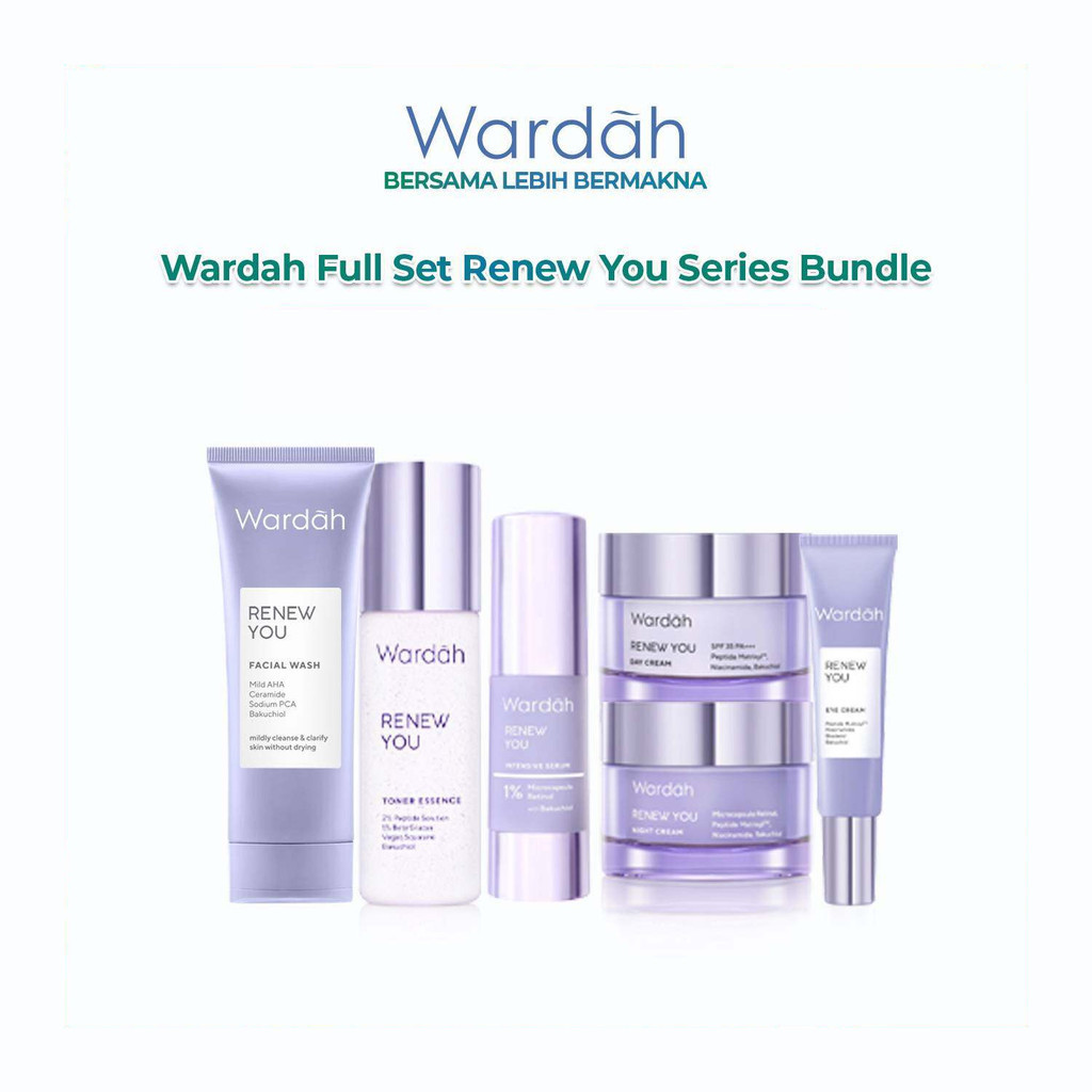 Wardah Full Set Renew You Series Bundle | Shopee Malaysia