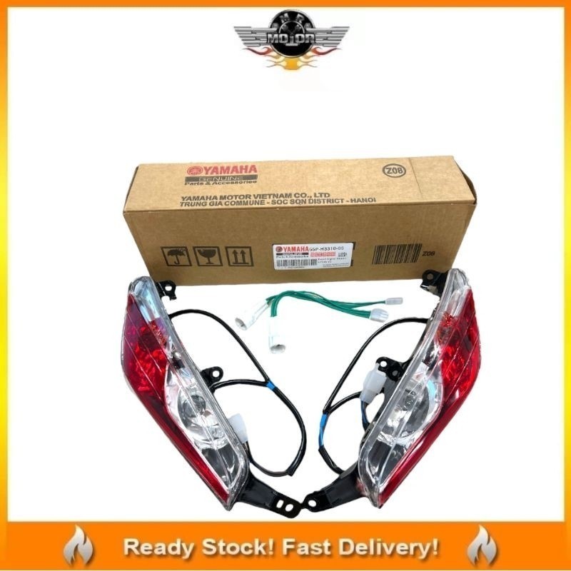 YAMAHA OREN FLASHER LIGHT SET LC135 V2 ( Vietnam ) SIGNAL LAMP SIGNAL DEPAN ORANGE 135LC NEW ...