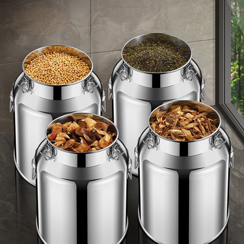 316 Stainless Steel Sealed Barrel Thickened Large-Capacity Tea Tank ...
