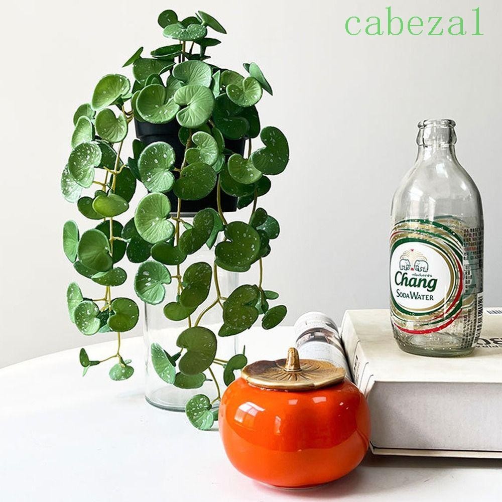 CABEZA Artificial Copper Coin Grass Plants, Realistic Wall Hanging Fake ...