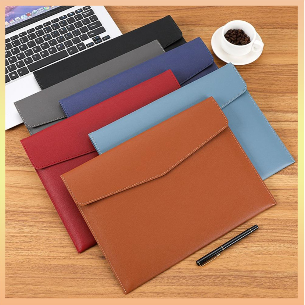 MoeTron Leather Document Bag A4 Envelope Document Holder Quality PU ...