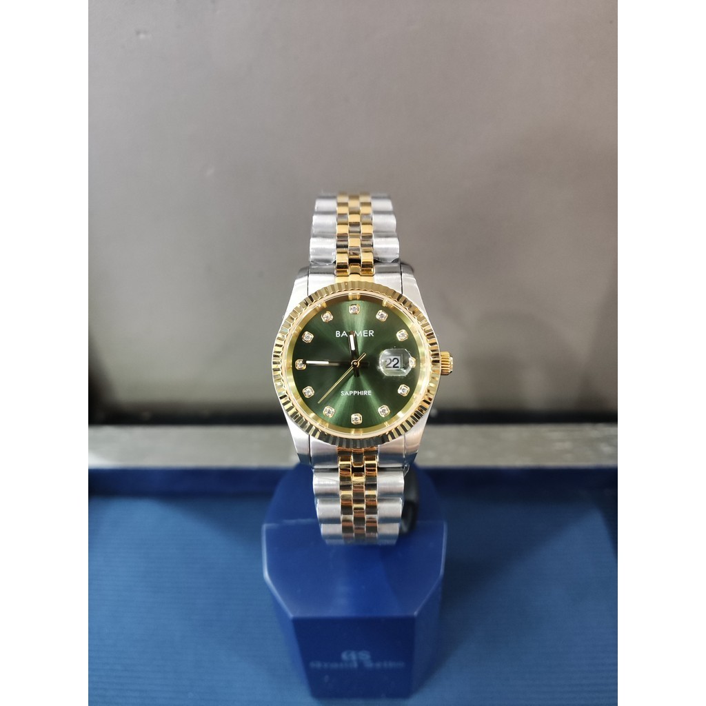 Balmer Two Tone Datejust 30mm Ladies Watch 8172L TT-6S | Shopee Malaysia