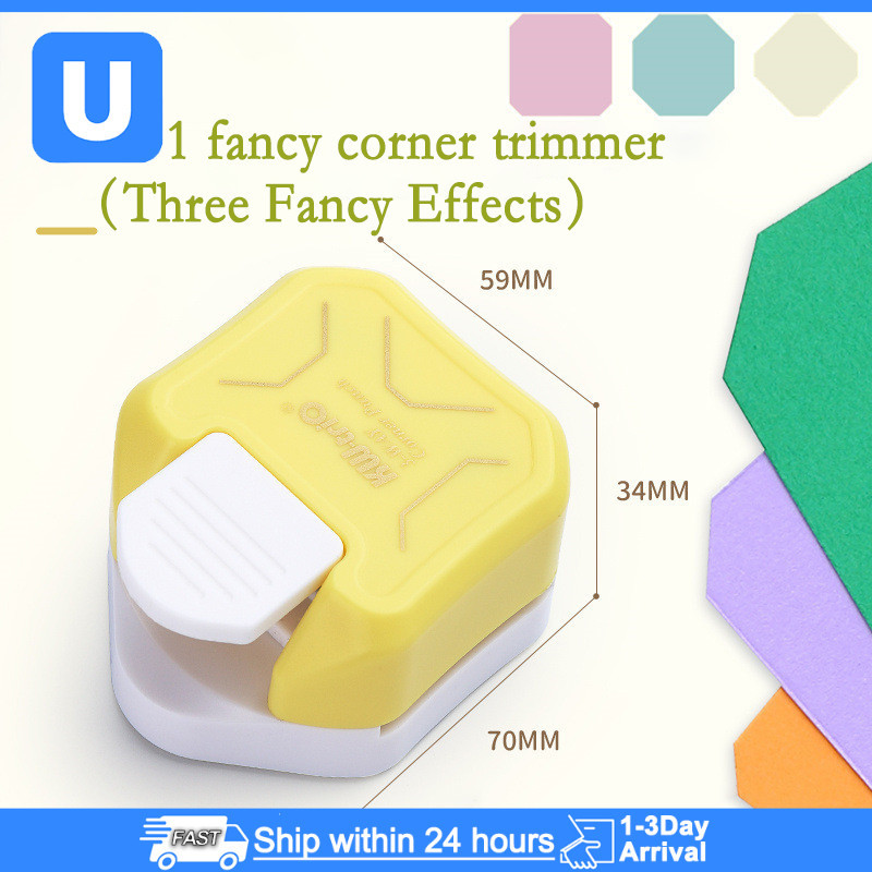 Multiple models 3 in 1 Mini Corner Rounder Punch 3 Way Corner Cutter ...