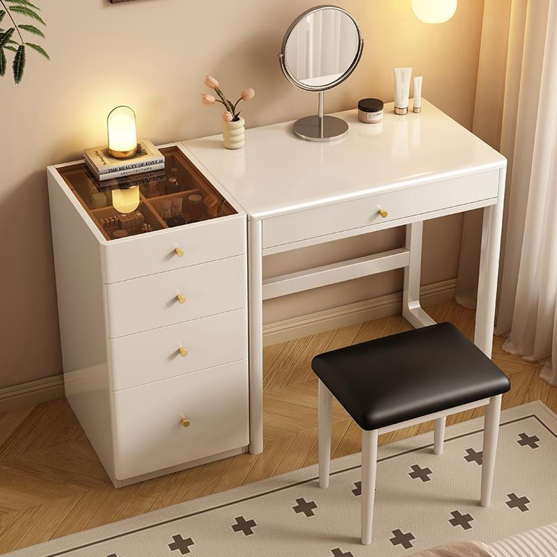 Full solid wood small unit dressing table storage cabinet bucket ...