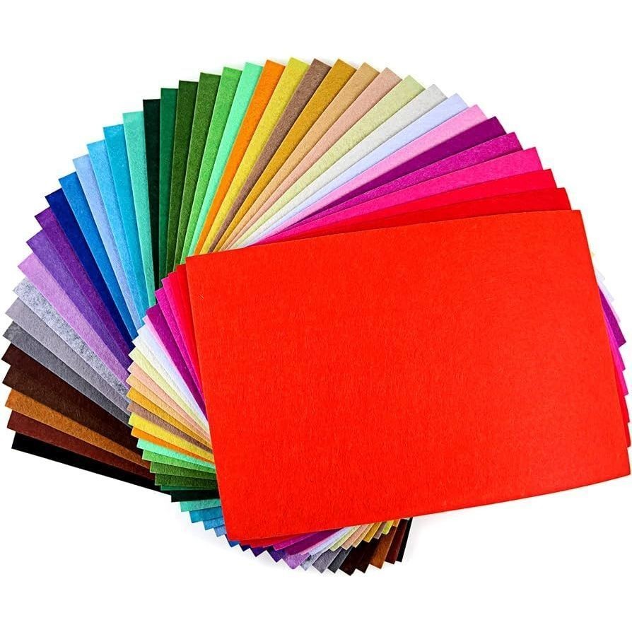 A4 Felt Fabric Cloth | 20cm x 30cm | Kain Felt | 不织布 | DIY Arts & Craft ...