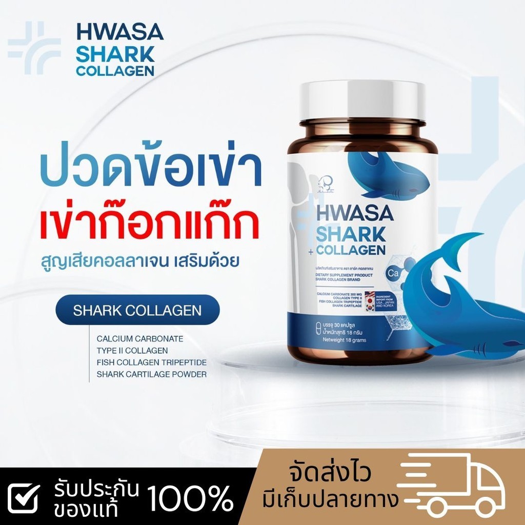 HWASA Shark Collagen (Bone Nourish) 18 g For The Knee Special Promotion ...