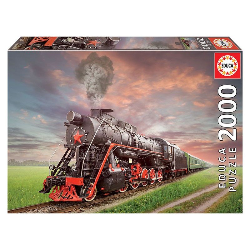 Educa(2D Puzzle_2000PCS) - Steam Locomotive | Shopee Malaysia