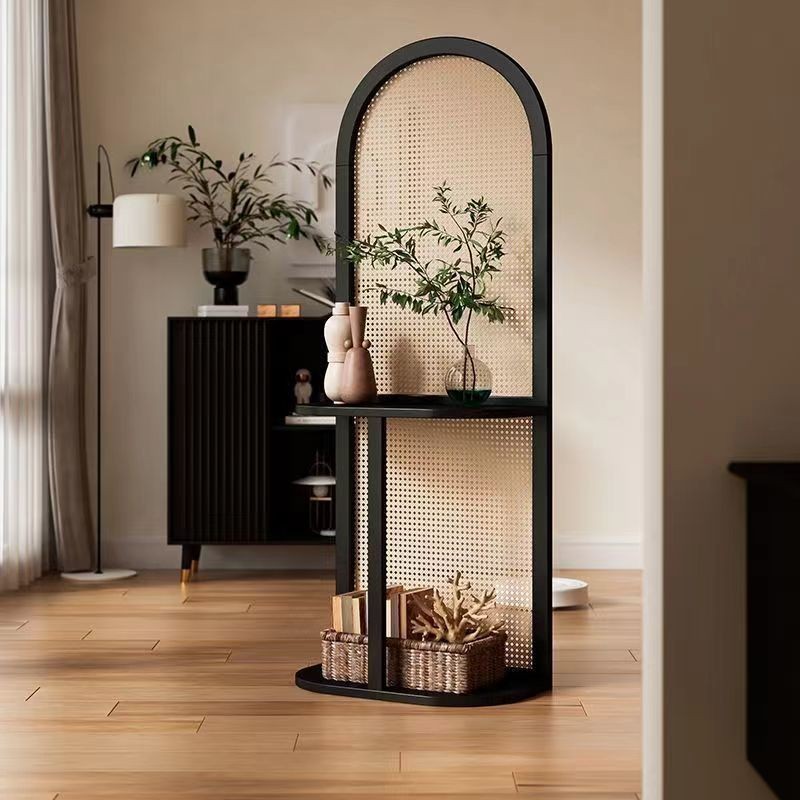 Rattan Partition Display Screen Entrance Entrance 正 Door Wall Corner ...