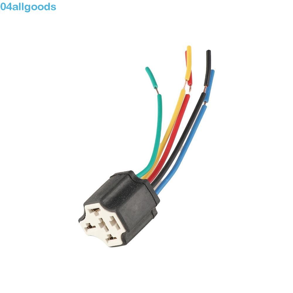 ALLGOODS Car Relay Holder, High Relay With Pins Copper Cable 5 Pins ...