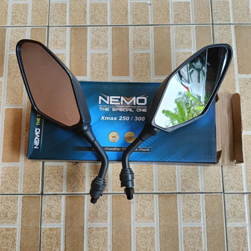 Nemo rear view mirror model xmax PNP Vario beat PCX ADV Supra universal Honda | Shopee Malaysia