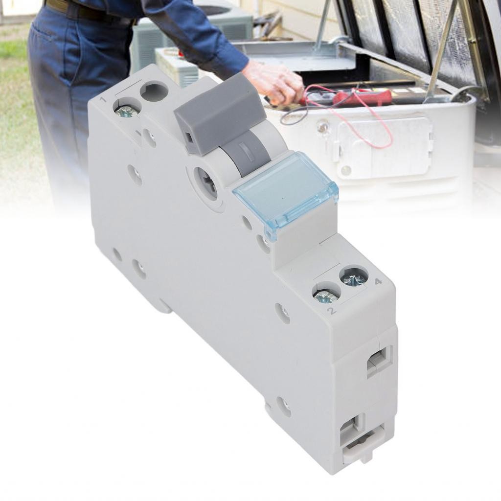 Cancanshop Manual Dual Power Transfer Isolation Switch 1P 63A 35mm DIN ...